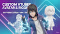 Diseñar avatar de vtuber 3d rigging de vtuber live2d modelo vrchat ...